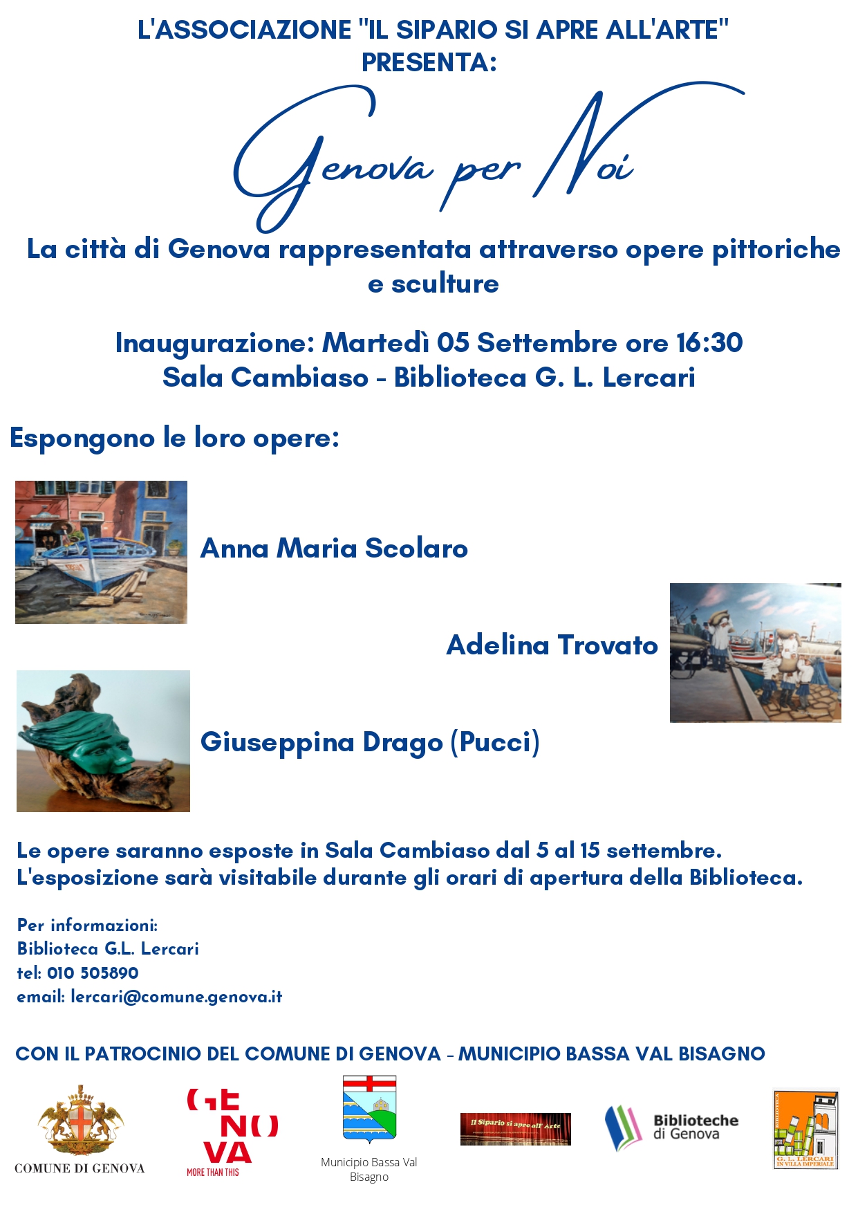 Genova per noi - mostra di pittura e scultura | Genova Smart