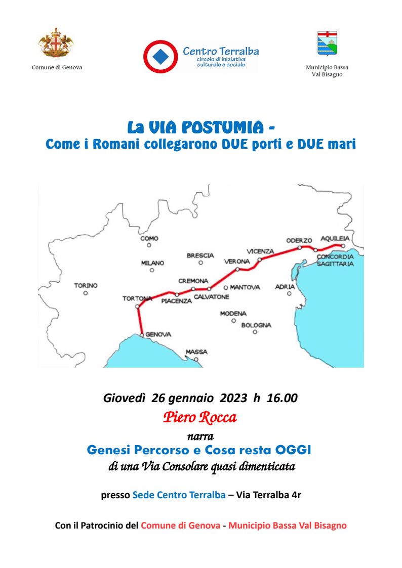 La via Postumia-come i Romani collegarono due porti e due mari | Genova ...