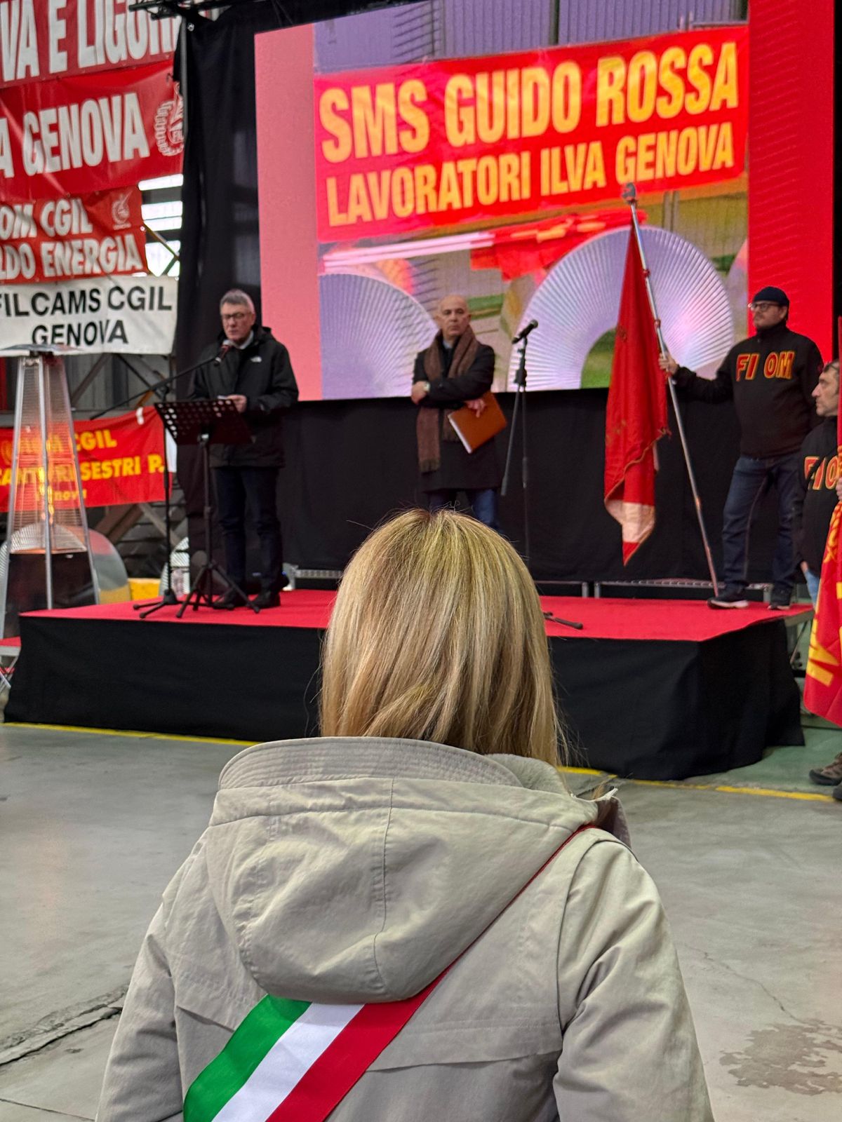 La sindaca silvia Salis alla commemorazione di Guido Rossa nello ...